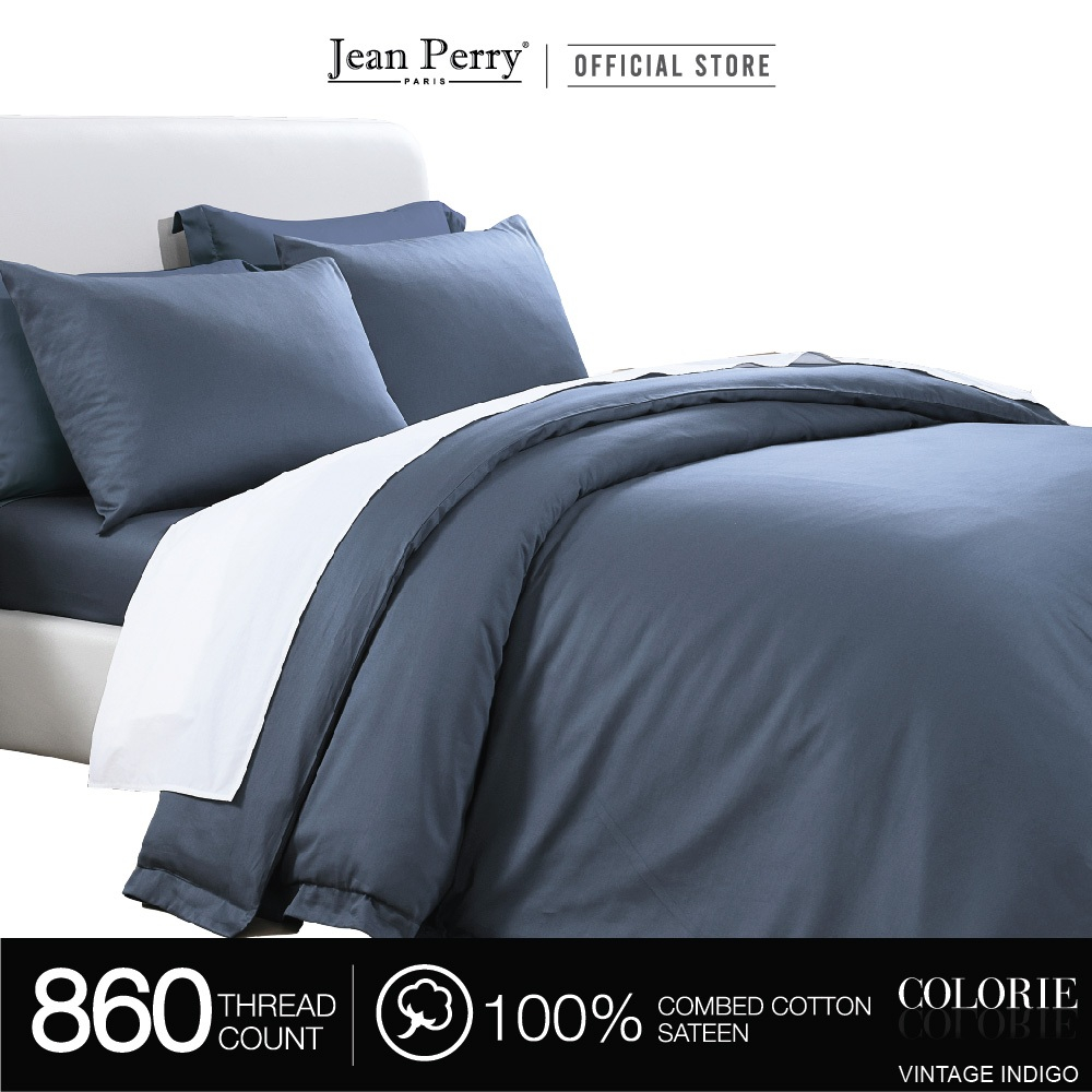 Jean Perry Colorie Fitted Bedsheet Set_QUEEN - 100% Combed Cotton ...