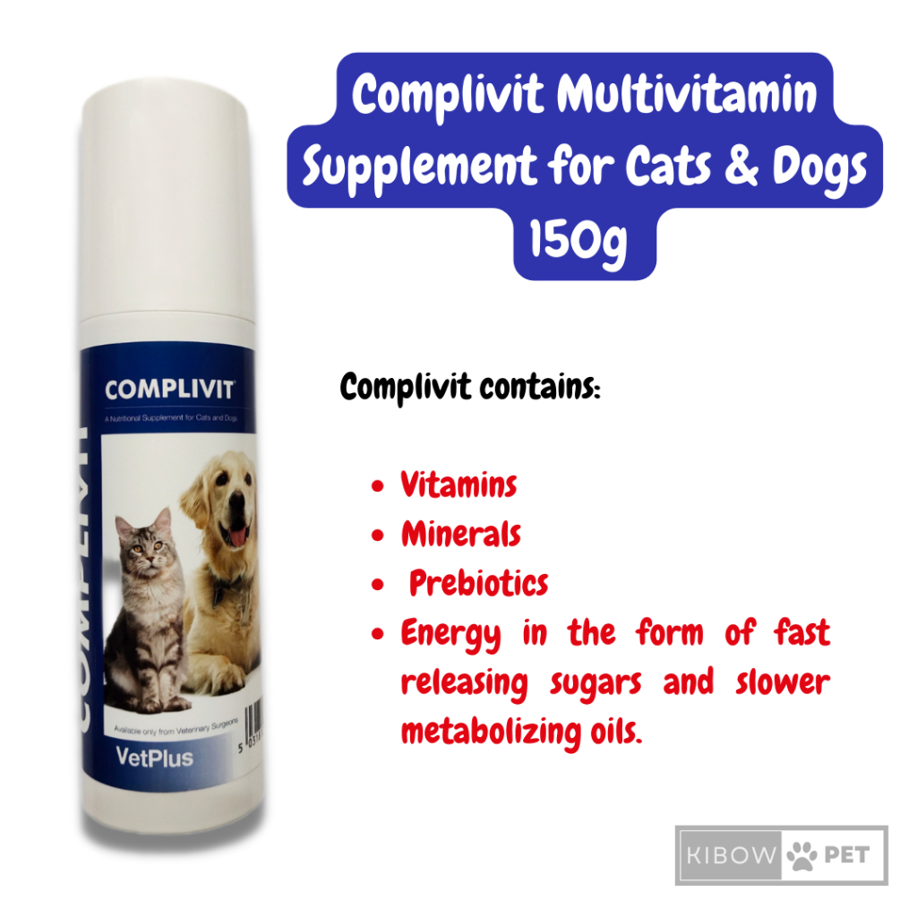 Vetplus Complivit Multivitamin Supplement for Cats and Dogs 150g | Shopee Malaysia