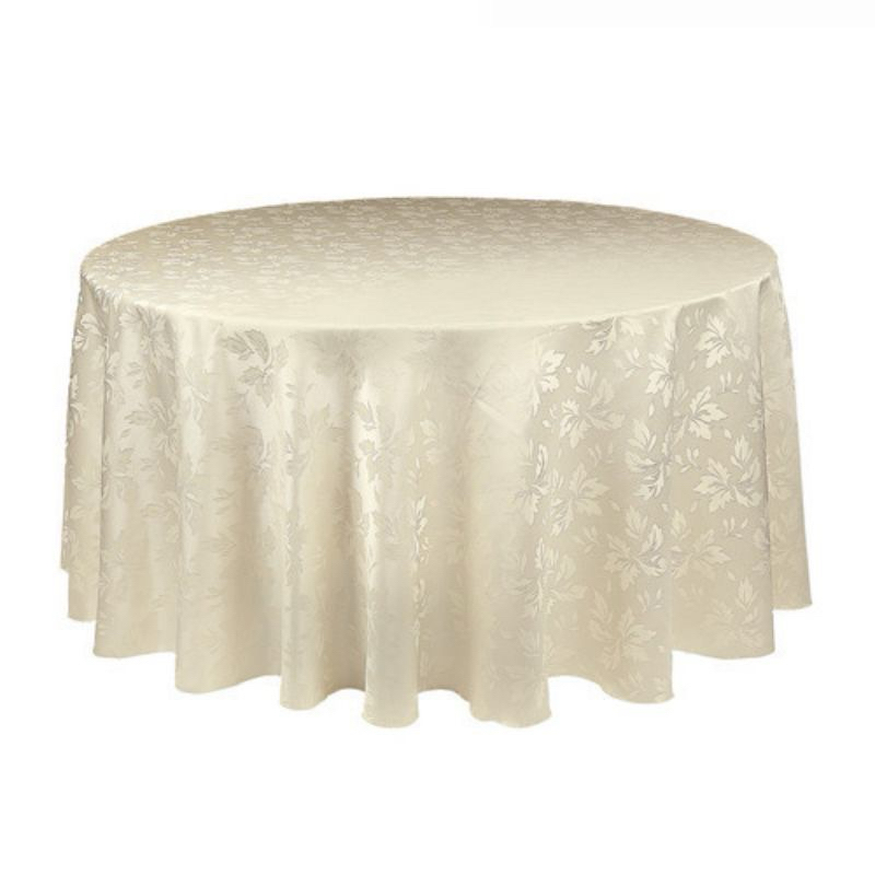 100” Damask Floral Round Tablecloth | Shopee Malaysia
