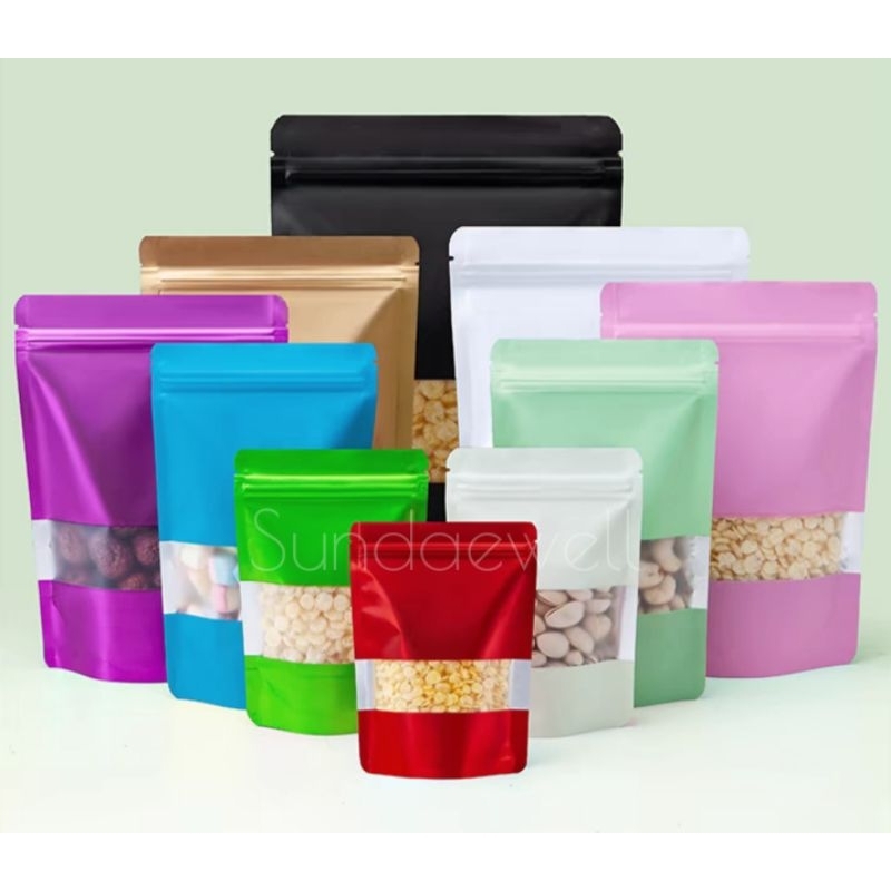 Extra Thick Aluminum Window Zip-Lock Airtight Packaging Bag Tebal ...