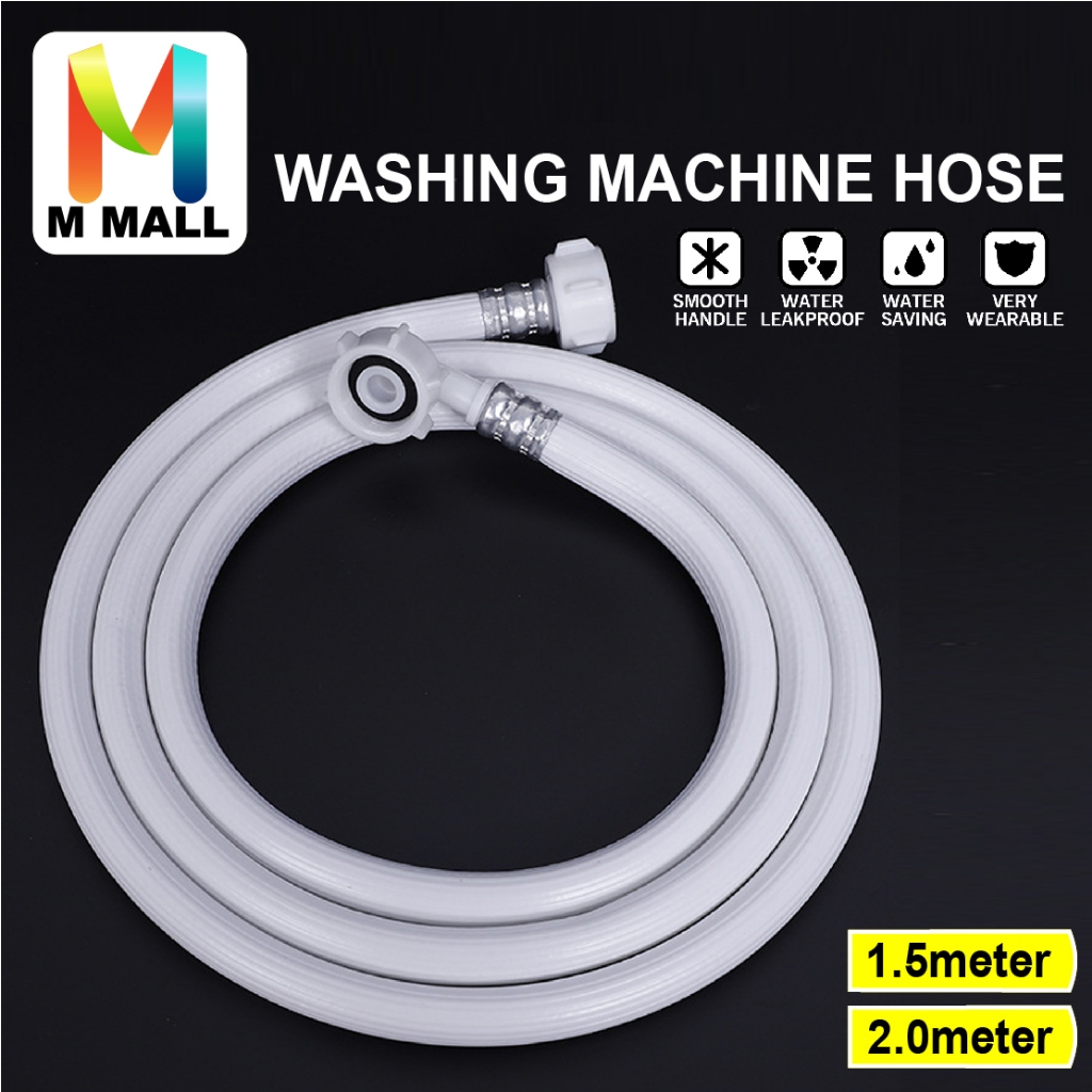 M MALL 1.5M / 2.0M WASHING MACHINE INLET HOSE / WALL BIB TAP (M66 ...