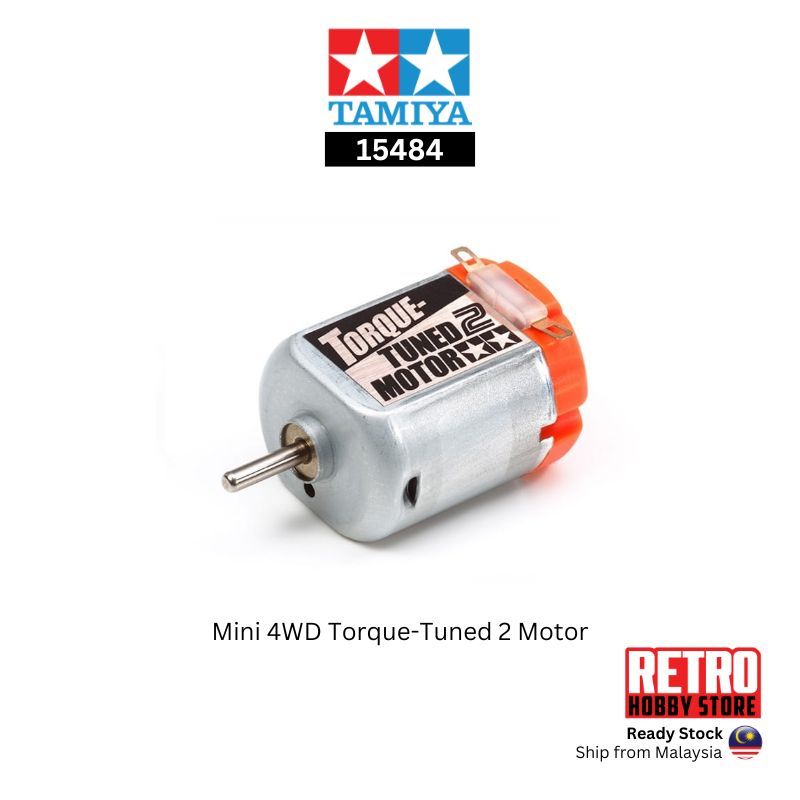Tamiya 15484 ★ Mini 4WD Torque-Tuned 2 Motor Single Shaft Engine for S2 ...