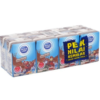 DUTCH LADY UHT Milk Marvel Chocolate | 8 x 125ml | Shopee Malaysia