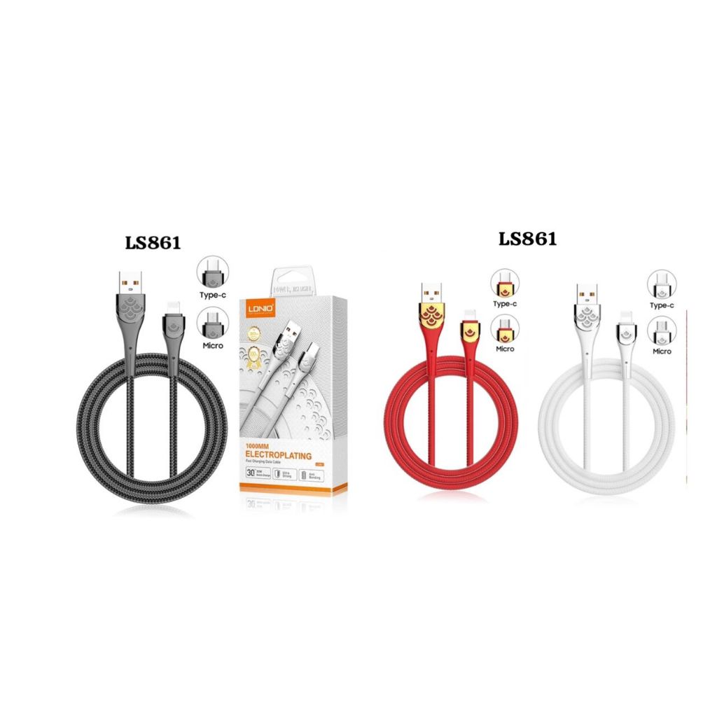 LDNIO LS861 30w Fast Charging Data Cable | Shopee Malaysia
