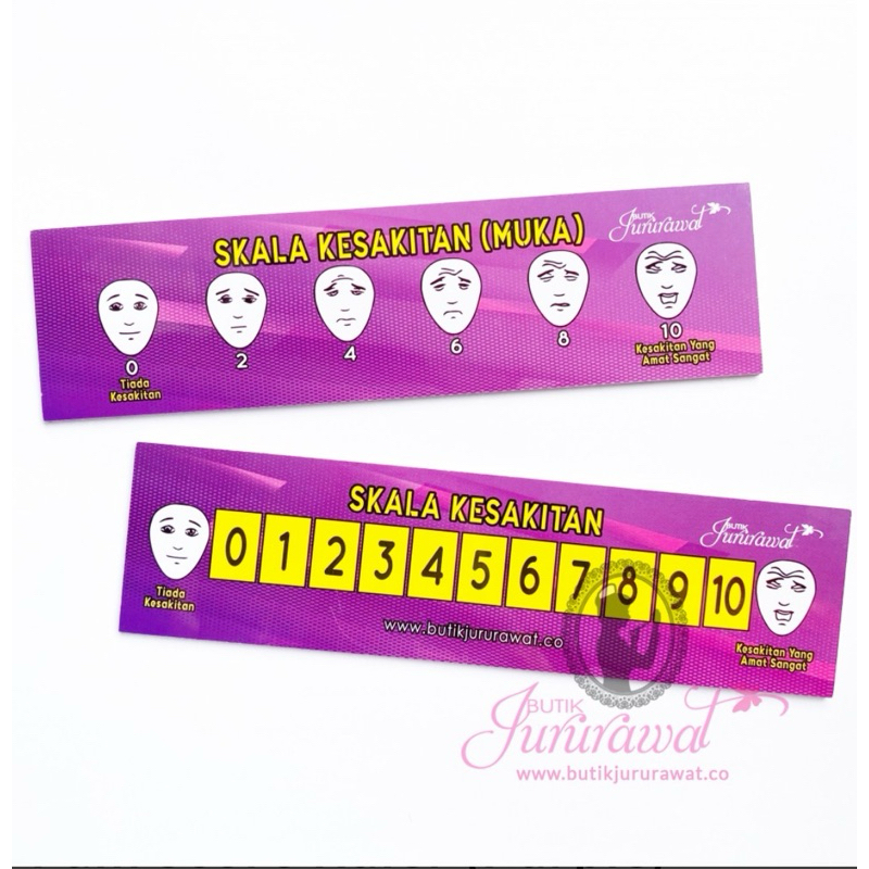 Pain Score Ruler (Purple) | Shopee Malaysia
