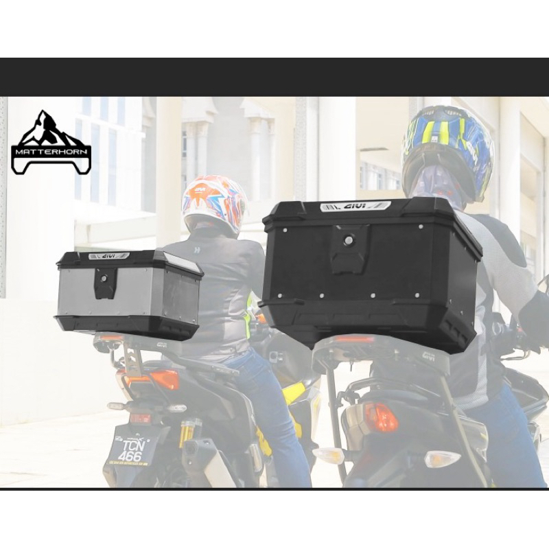 GIVI BOX ALUMINUM BOX MTN 39 MATTERHORN MONOLOCK TOP CASE | Shopee Malaysia