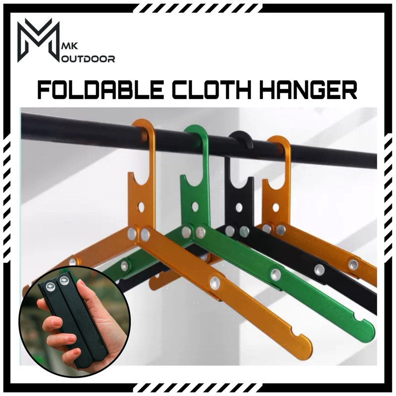 Camping Foldable Outdoor Cloth Hanger Aluminum Portable Lightweight ...
