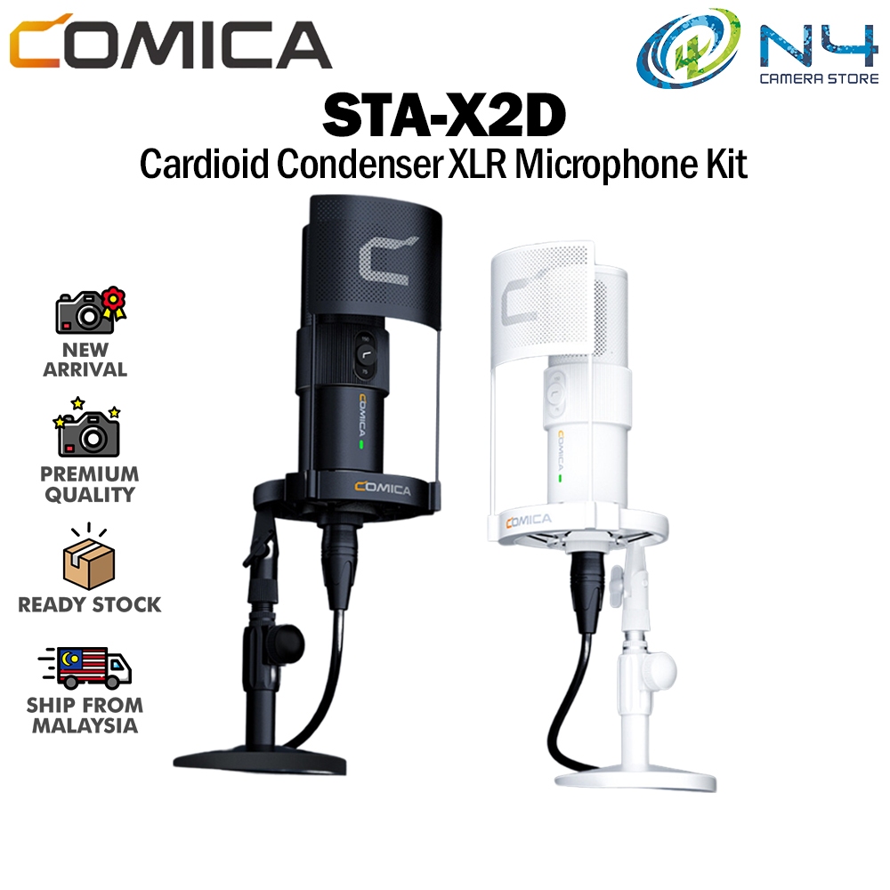 Comica STA-X2D Cardioid Condenser XLR Microphone Kit | Shopee Malaysia