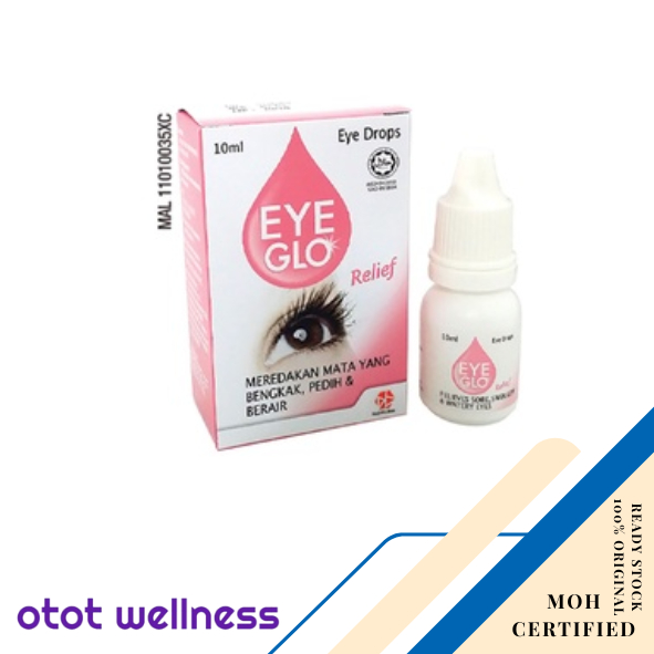Eye Glo Drops Regular / Relief / Moist / Plus 10ml Mata Eye Drop mata ...