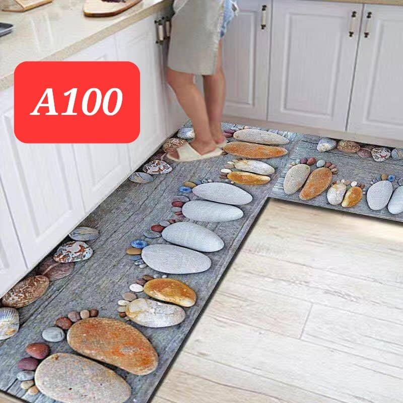ALAS KAKI DAPUR 2 IN 1 ALAS KAKI SET kitchen/room floor mat | Shopee ...