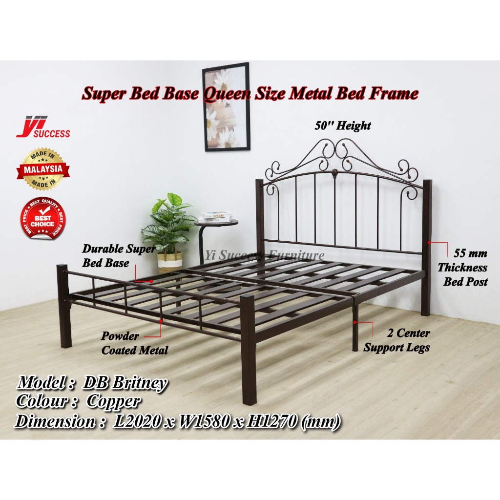 Yi Success John Metal Queen Bed Frame / Quality Metal Queen Bed Frame ...