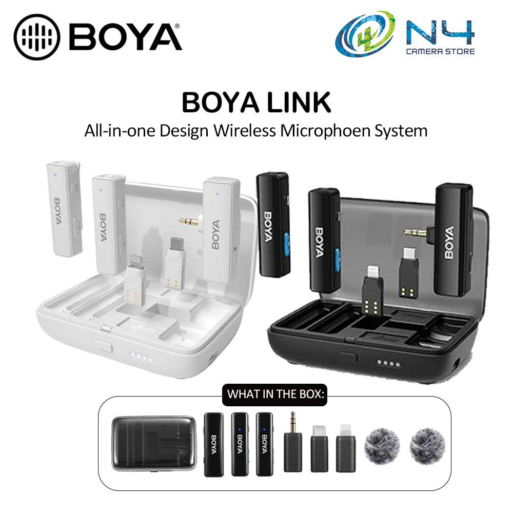 BOYA LINK BOYALINK Wireless Lavalier Lapel Microphone for iPhone ...
