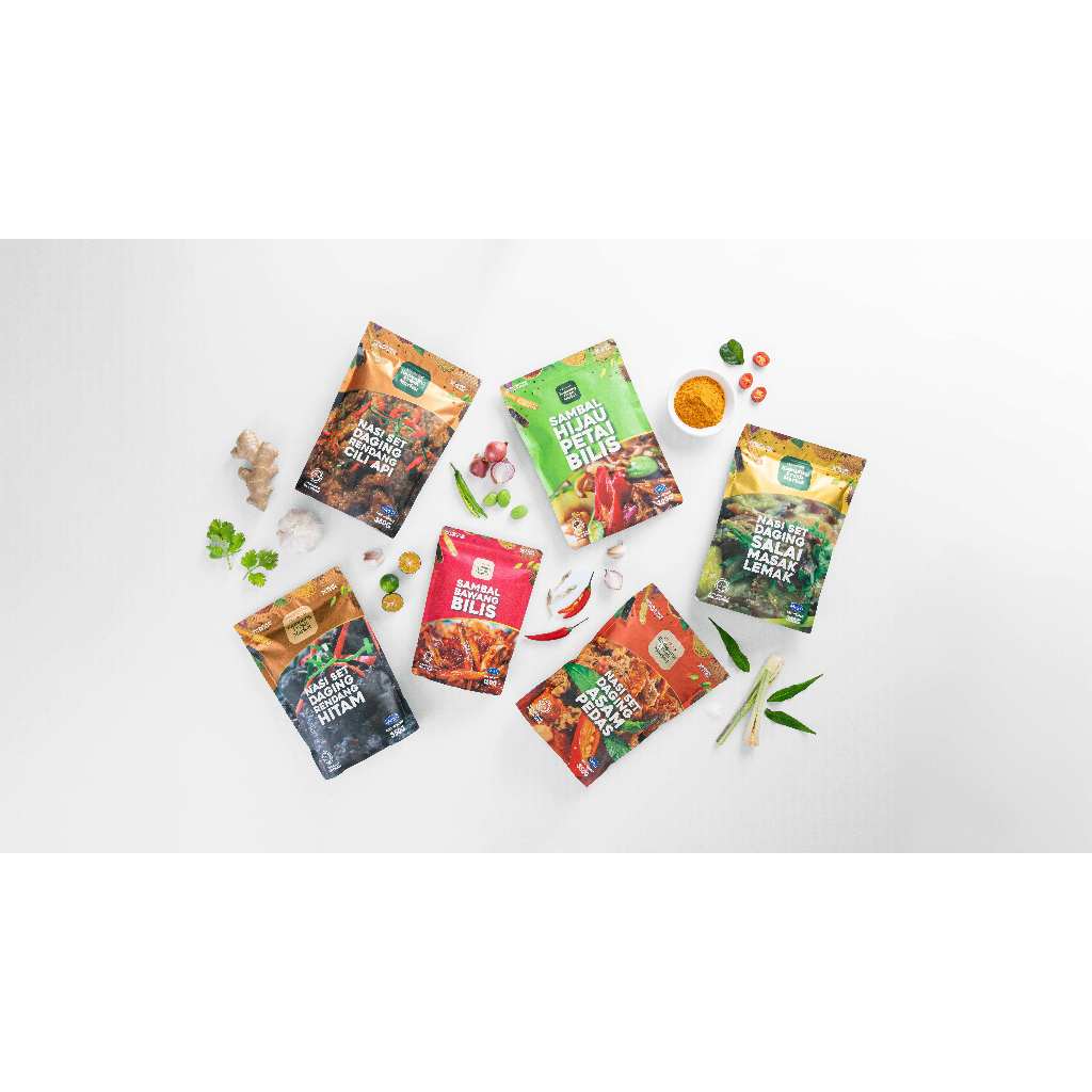 Nasi Set Daging Berlauk / Set Rice with meat ( Ready to Eat ) | Shopee ...
