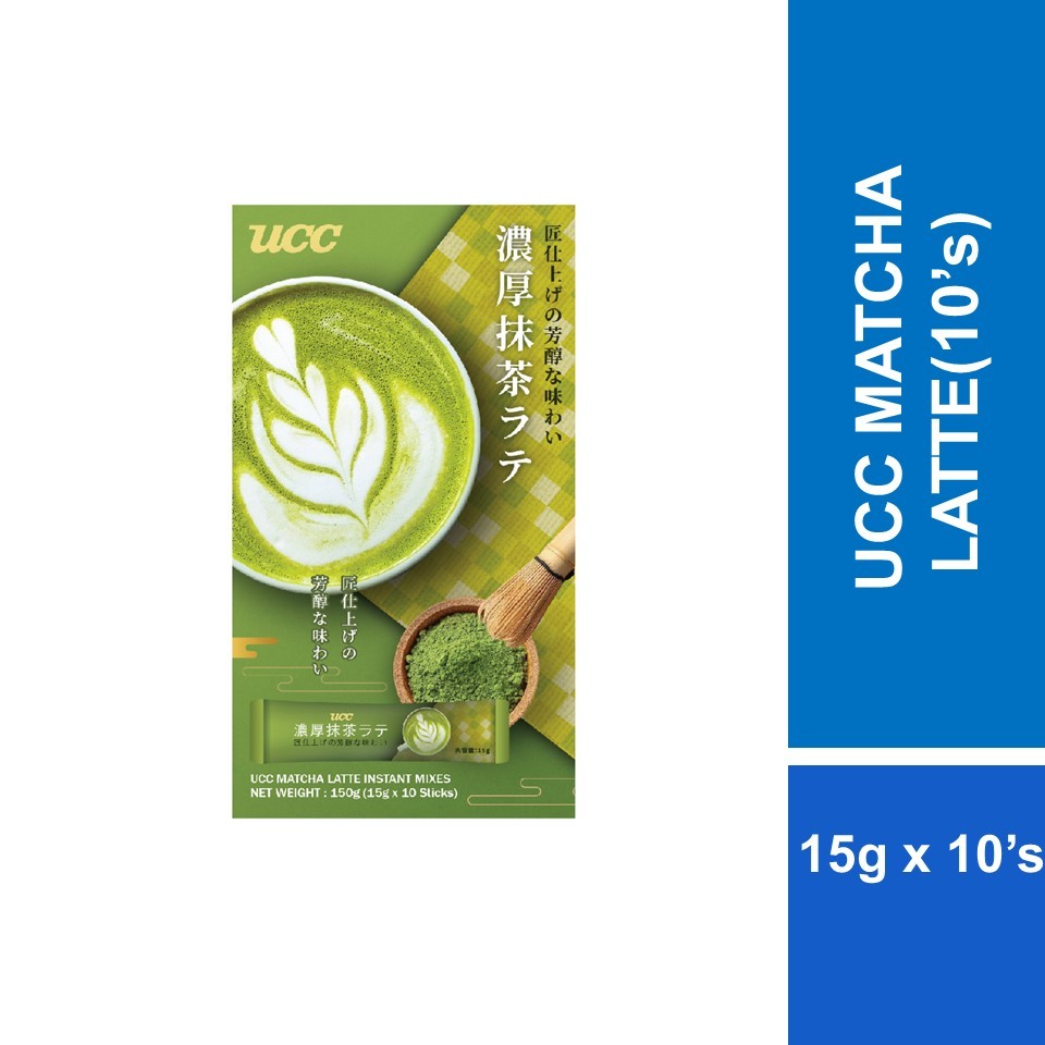 UCC MATCHA LATTE (10s x 15g) | Shopee Malaysia