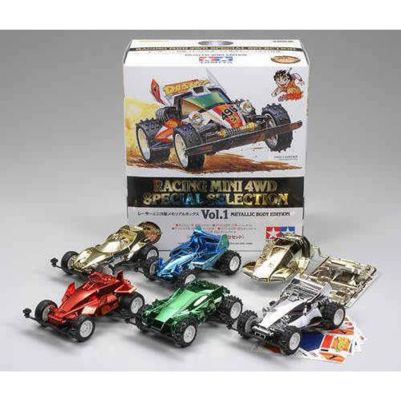 PRE ORDER Tamiya Mini 4WD Racer Memorial Vol.1 Metallic Plated Dash ...