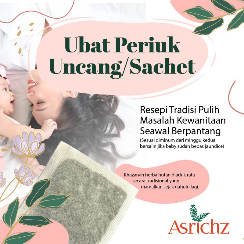 UNCANG UBAT PERIUK JAMU rebus dalm pantang segar dalaman kecut rahim ...