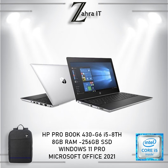 HP PROBOOK 430 G5 [ CORE I5-8TH GEN / 8GB RAM DDR4 / 256GB SSD ] 13 ...