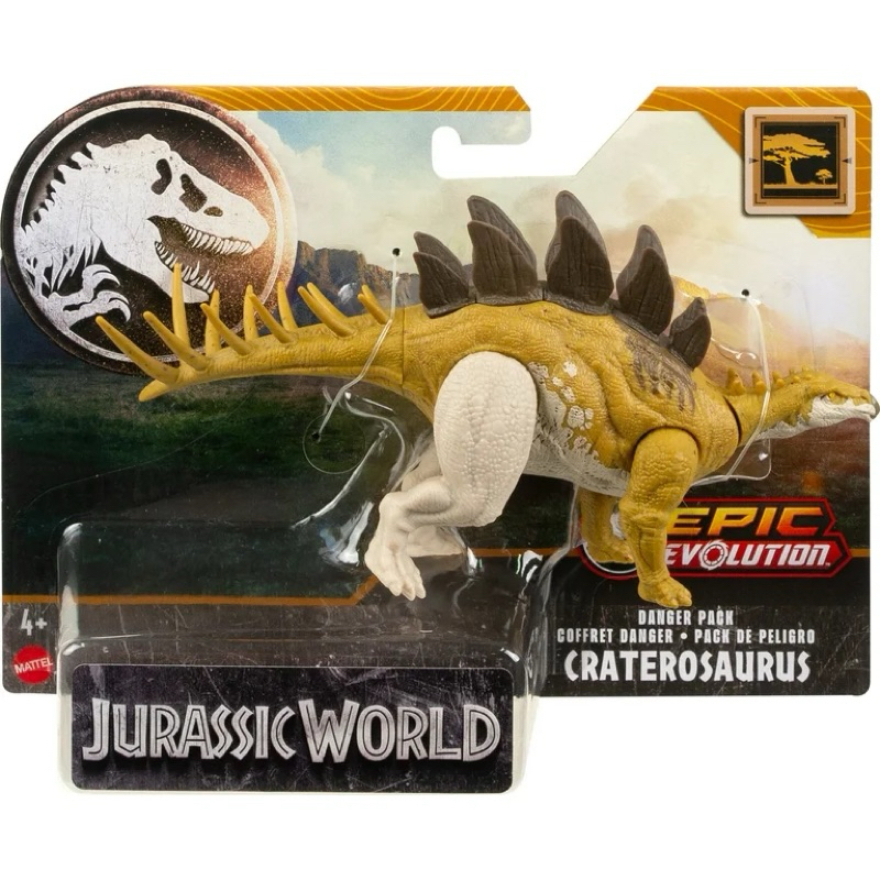 Mattel Jurassic World Epic Evolution Danger Pack Craterosaurus (Wave 2 ...