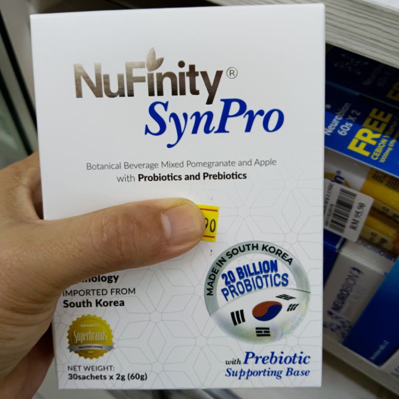 Ready Stock Nufinity Synpro Mix Probiotics & Prebiotics 10 sachets/15 ...