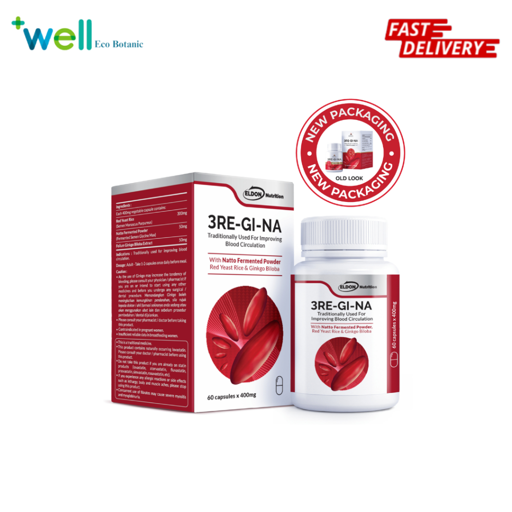 ASCENTIA 3 RE-GI-NA 60's --- cholestrol | Shopee Malaysia