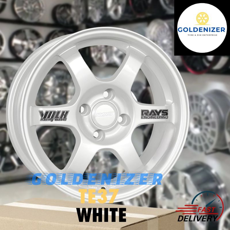 Rays sport rim 🛞kereta TE37 14inch 15 inch 16inch 17inch 14" 15" 16" 17 ...
