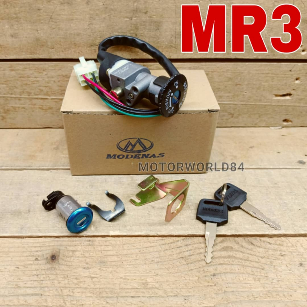 MAIN SWITCH KIT MODENAS MR3 MR III KEY LOCK KUNCI SUIS START GENUINE ...