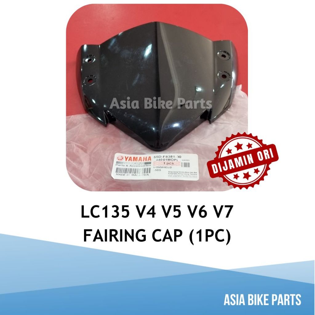 Yamaha Original LC135 V4 V5 V6 V7 Windshield Fairing Cap Kepala - 55D ...