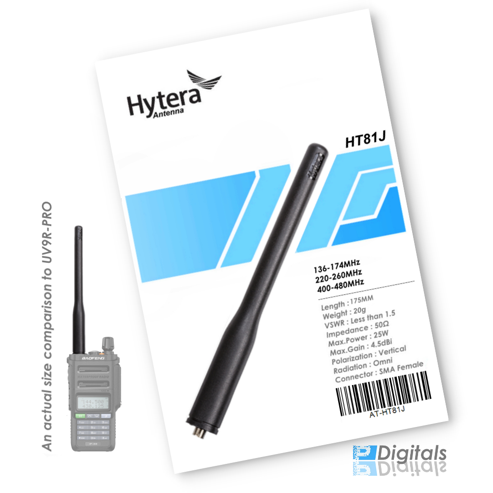 Ultimate Gain Upgraded UV Hytera-Junior Antenna | Shopee Malaysia