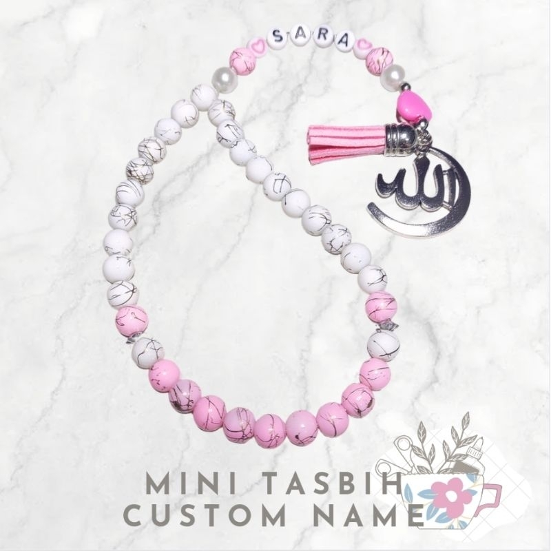 Mini Tasbih 33 Biji Custom Name | Shopee Malaysia
