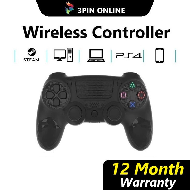 3PIN Pc Wireless Bluetooth Game Controller Joystick For Pc Ps4 Dualshock 4 Ds4 Android Ios Phone ...