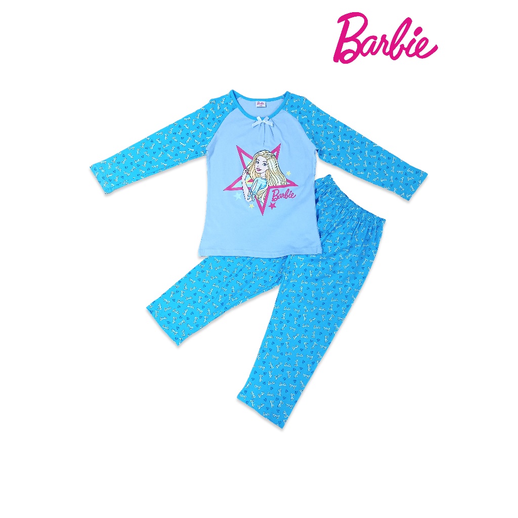 Barbie Children Girl Long Sleeves Pyjamas PGC002 | Shopee Malaysia