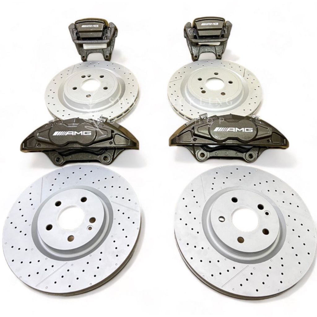 AMG A45 caliper set front and rear for W176 C117 AMG A45 CLA45 A180/200 ...