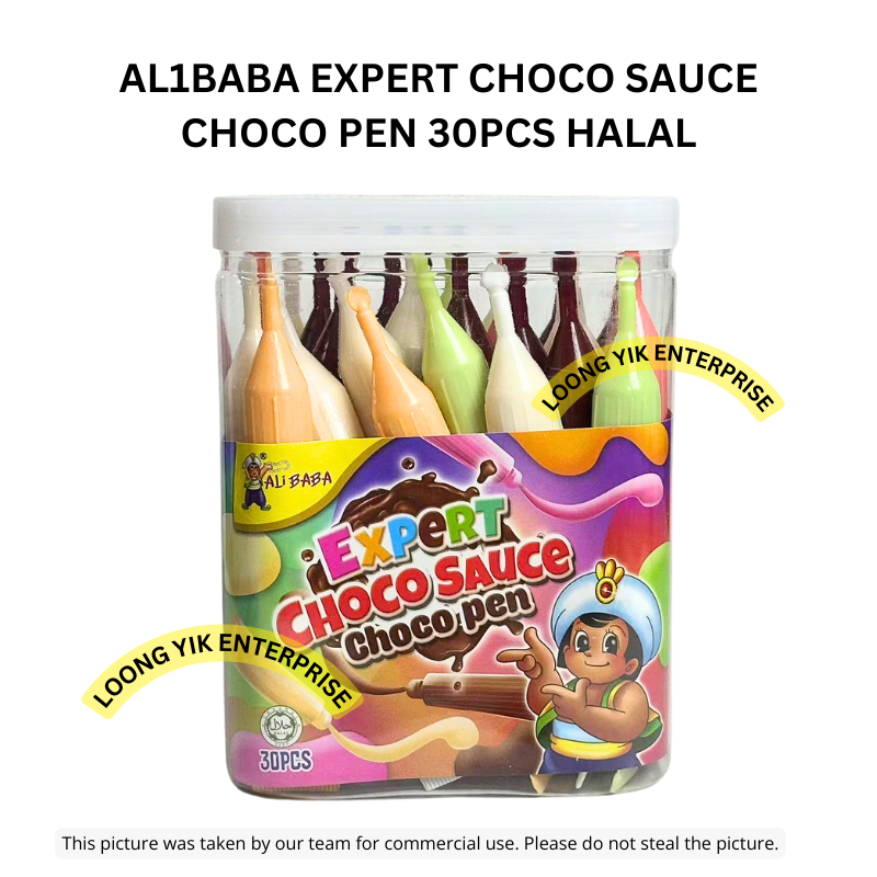 AL1BABA EXPERT CHOCO SAUCE CHOCO PEN 30PCS HALAL | Shopee Malaysia