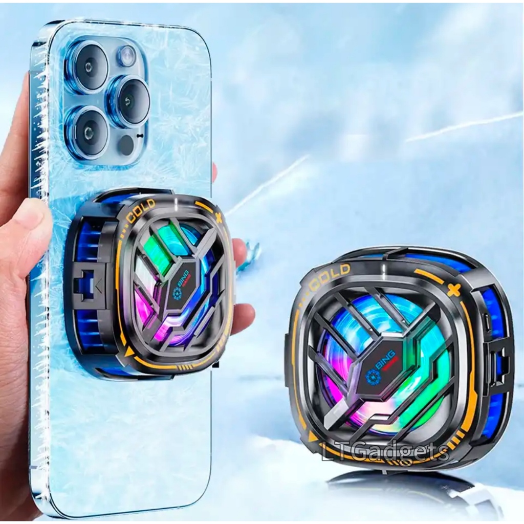 Magnetic RGB Phone Cooler Portable Lightweight Stylish Radiator with ...