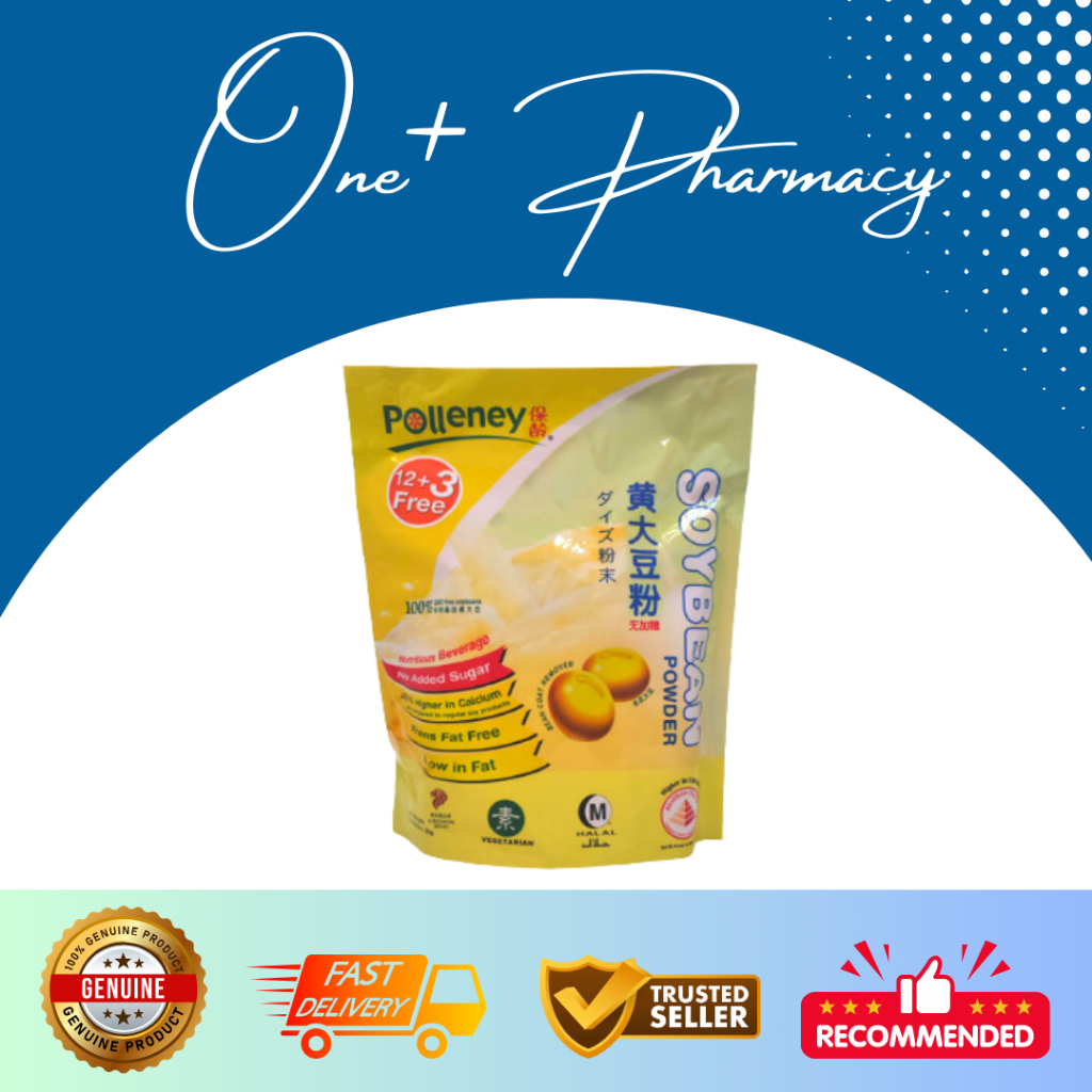 Polleney Soybean Powder 12+3 packets (no added sugar) | Shopee Malaysia