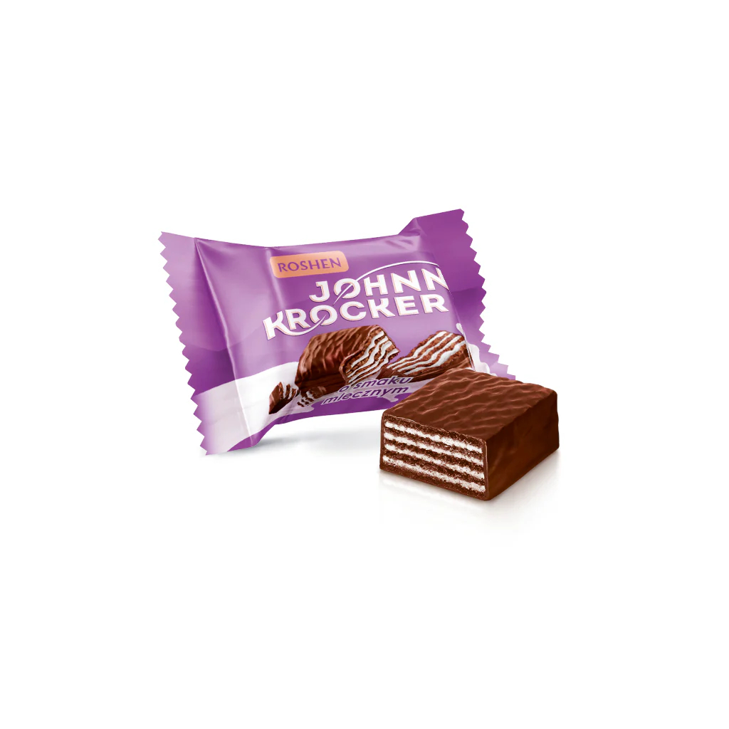 JOHNNY KROCKER MILK WAFERS WITH MILK CREAM IN CHOCOLATE (1KG ,500G ...