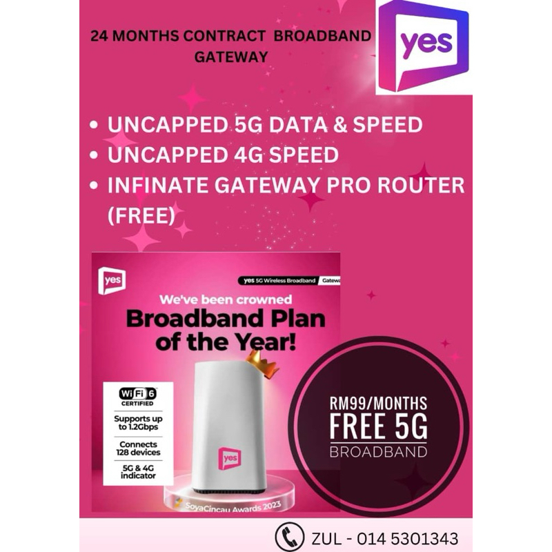 Infinite Gateway Pro Yes 5G Wireless Broadband/Modem/router for all ...