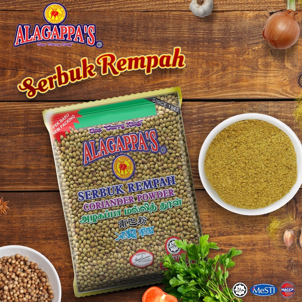Serbuk Rempah Alagappa's (Serbuk Ketumbar) - Coriander Powder (Packing ...