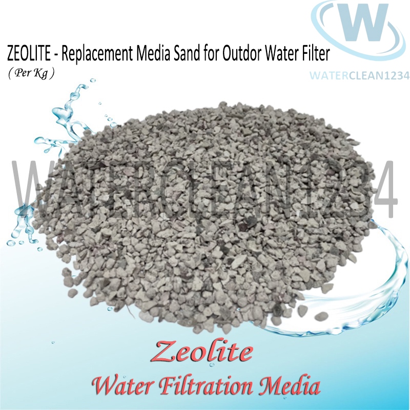 [ PER KG ] ZEOLITE - REPLACEMENT MEDIA SAND FOR OUTDOOR WATER FILTER ...