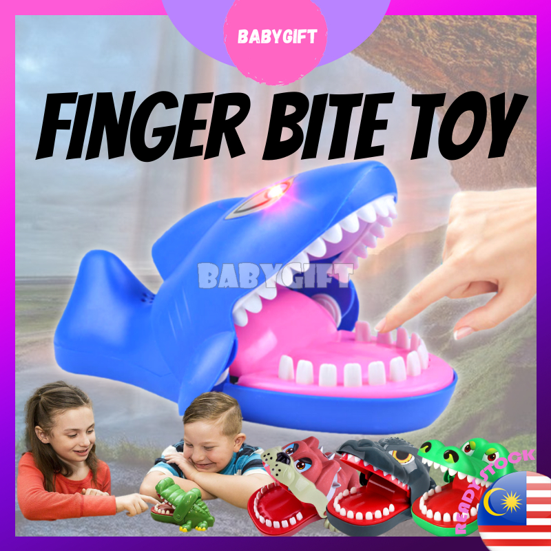 Crocodile Finger Biting Toy Shark Tooth Extraction Game Hand Biting ...