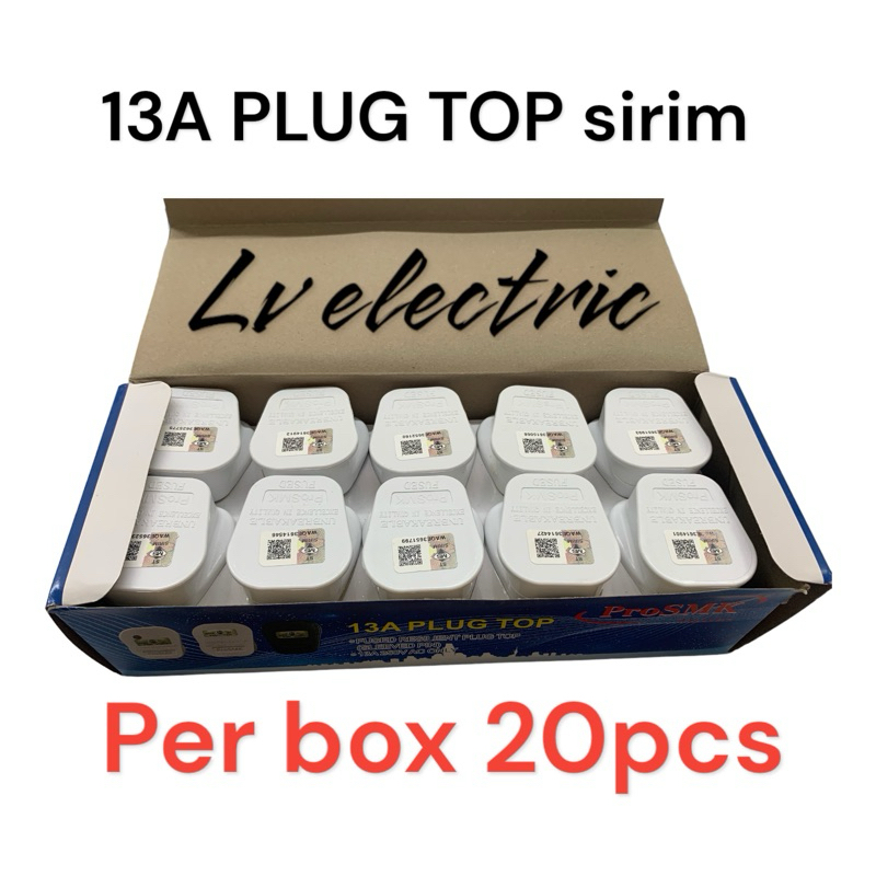 13AMP PLUG TOP SIRIM PER BOX (20pcs) | Shopee Malaysia
