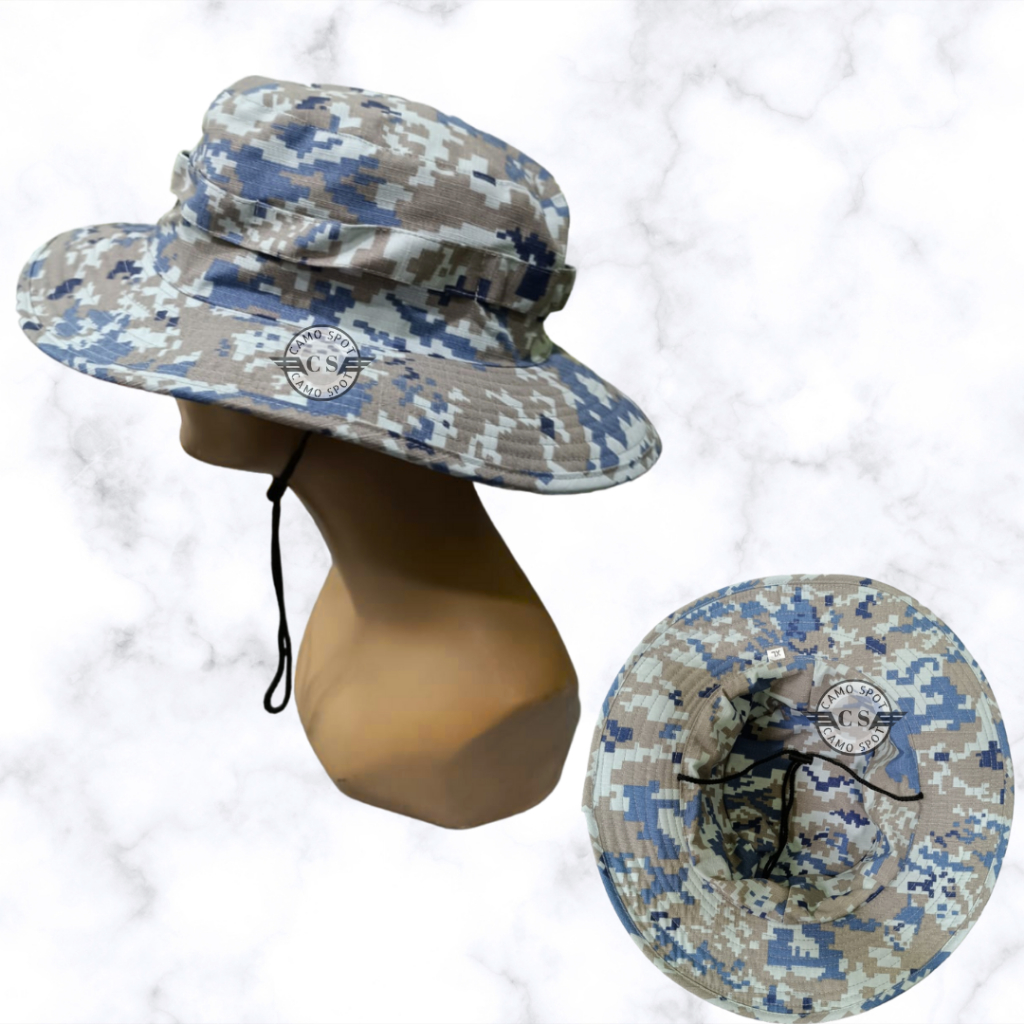 JUNGLE HAT TOPI HUTAN CORAK DIGI LAUT READY STOCK | Shopee Malaysia
