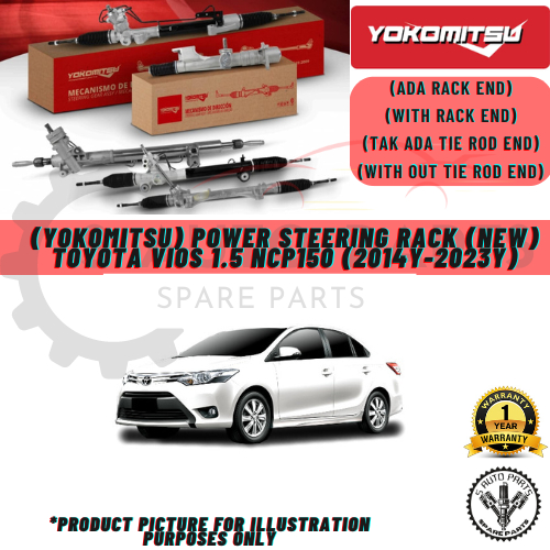 TOYOTA VIOS 1.5 NCP150 (2014Y-2023Y) POWER STEERING GEAR RACK -BRAND ...