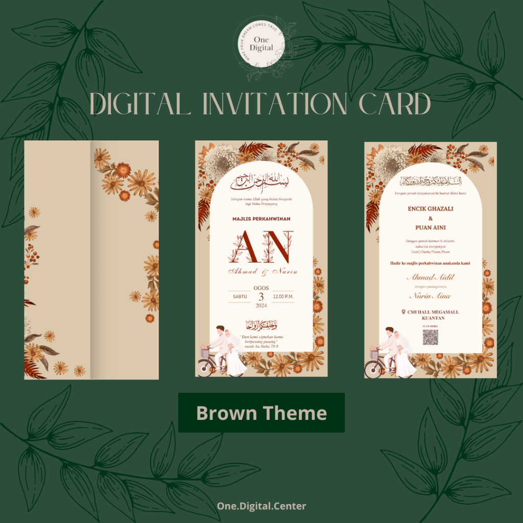 Invitation Card Digital | Kad Kahwin | Kad Undangan (Digital) | Shopee ...