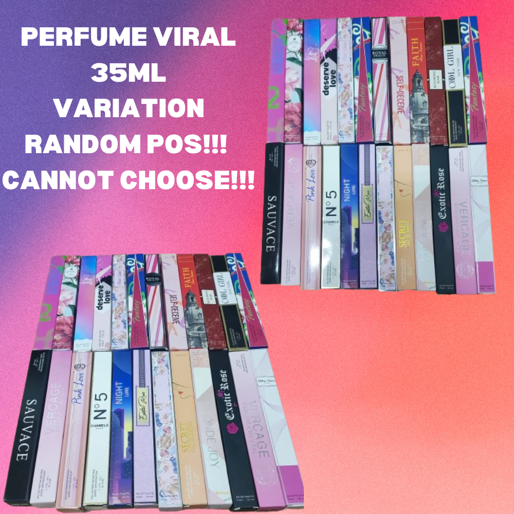 (RANDOM POS)35ML PERFUME VIRAL POCKET E.D.P FOR HER MINYAK WANGI ...