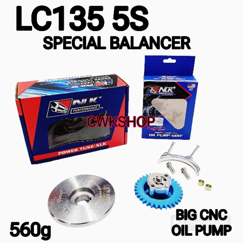 NLK BALANCER LC135 5S SPECIAL CLUTCH BALANCER 560G + BIG CNC OIL PUMP ...