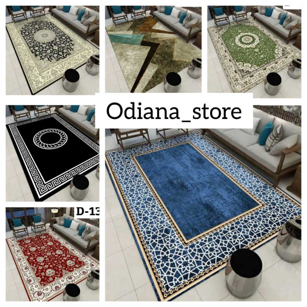 Odiana (D1-D15) M/L/XL/3XL/5XL sizes| Carpet Velvet 3D for Home Decor | Decoration Living Room ...