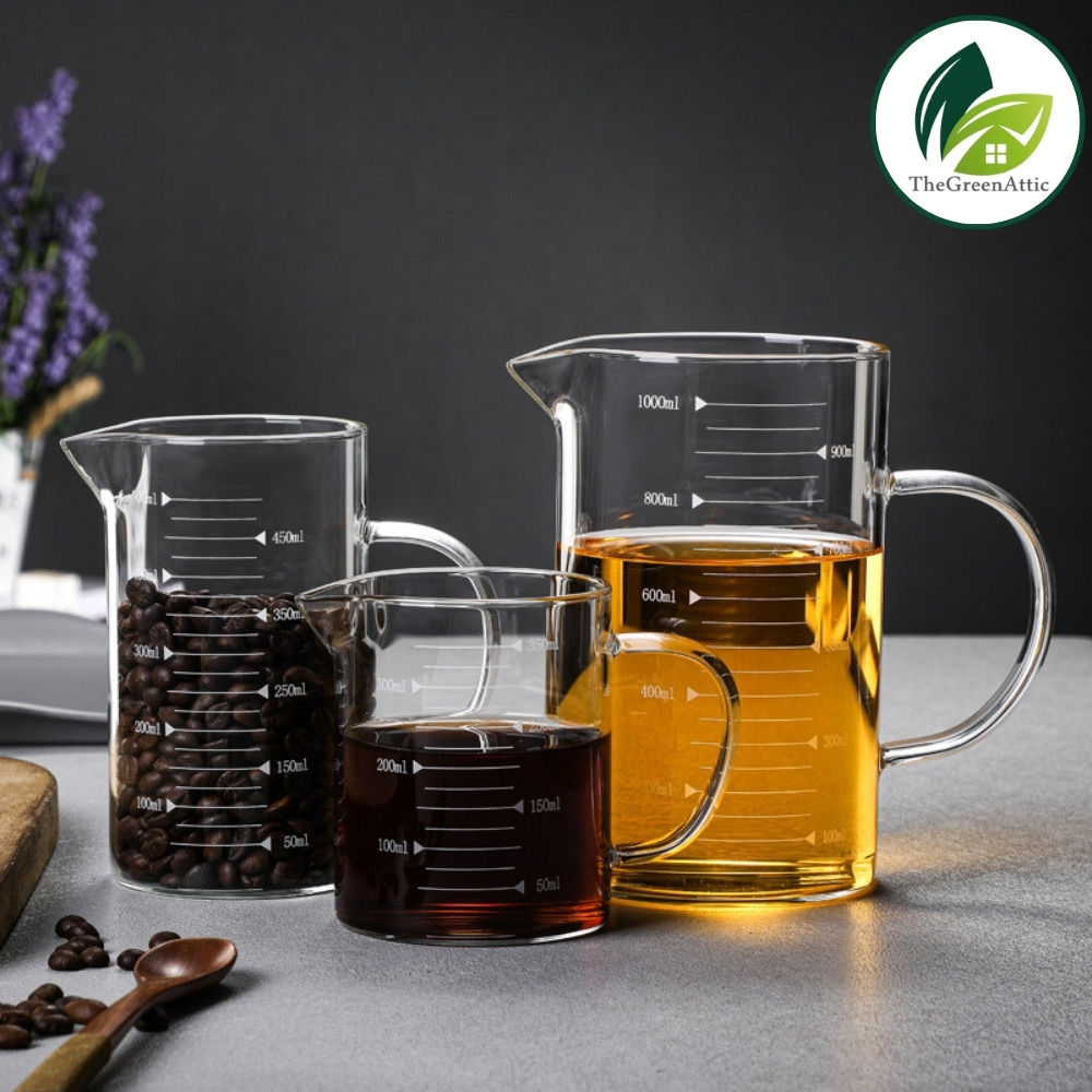 TheGreenAttic High Quality Borosilicate Glass Beaker with Handle ...