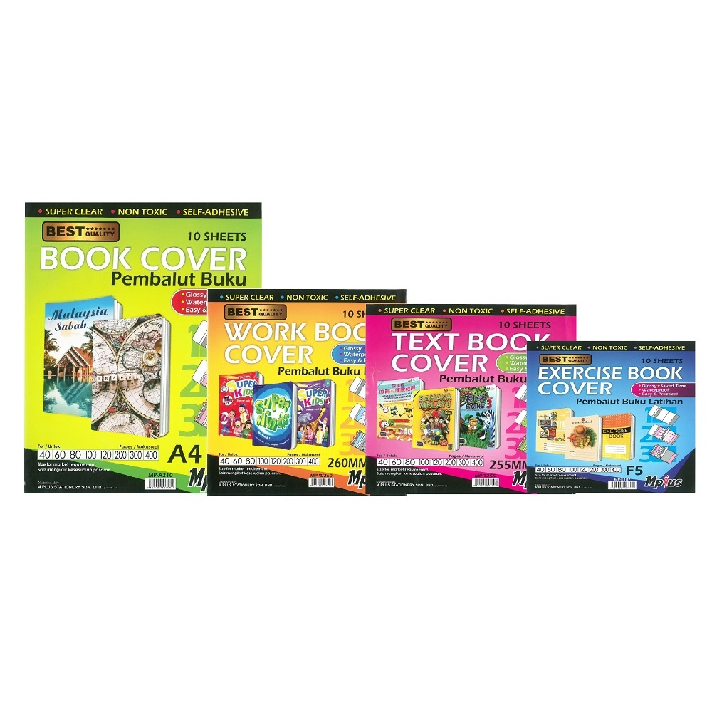 Thick Exercise Book Cover Wrapper / Pembalut Buku / Book Wrapper/ Text ...
