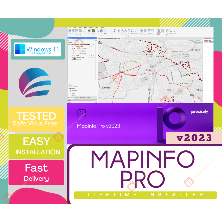 🔥Pitney Bowes MapInfo Pro 23 (LATEST) | Video Install for Win ...